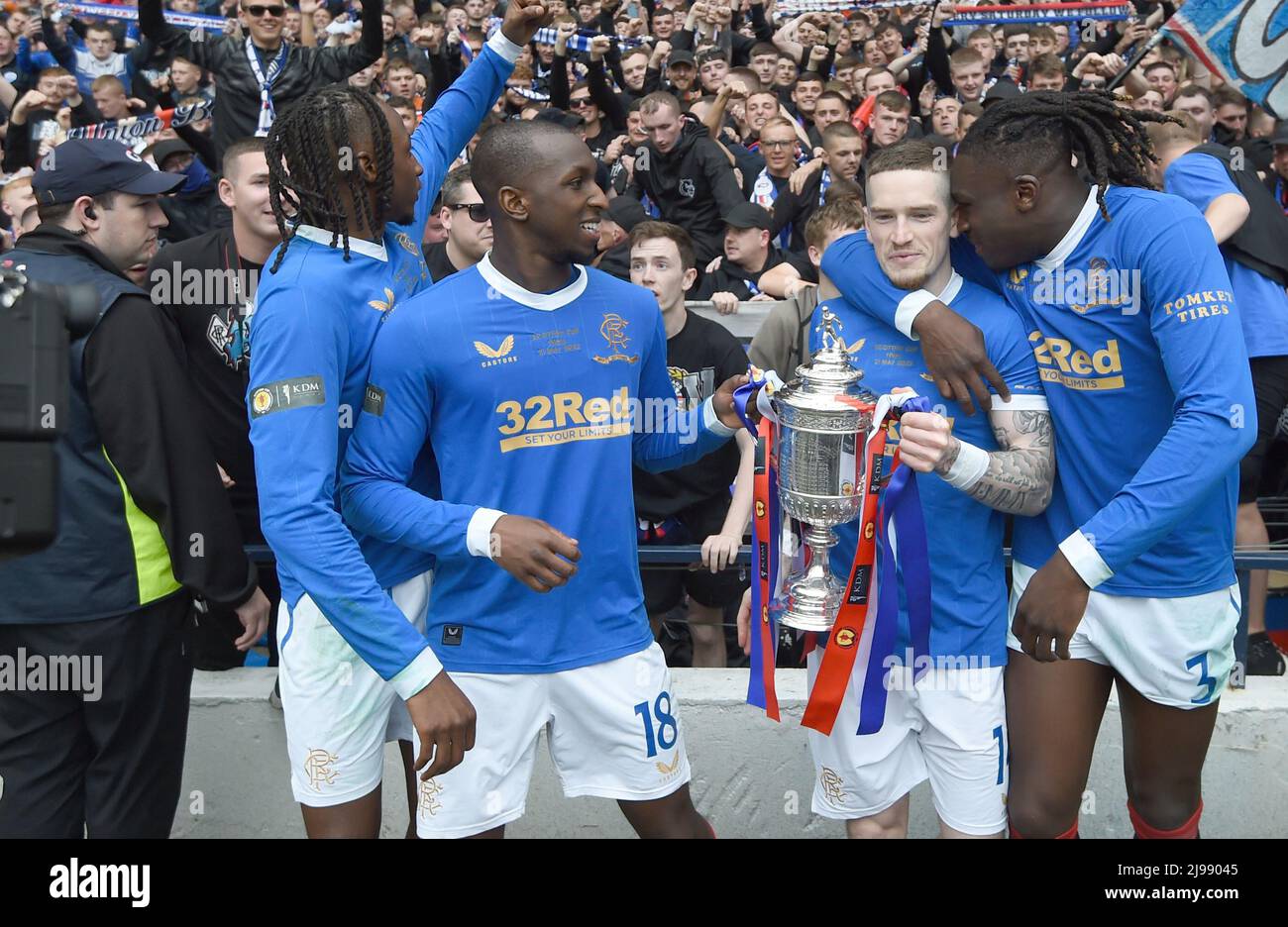 Glasgow rangers players hi-res stock photography and images - Alamy