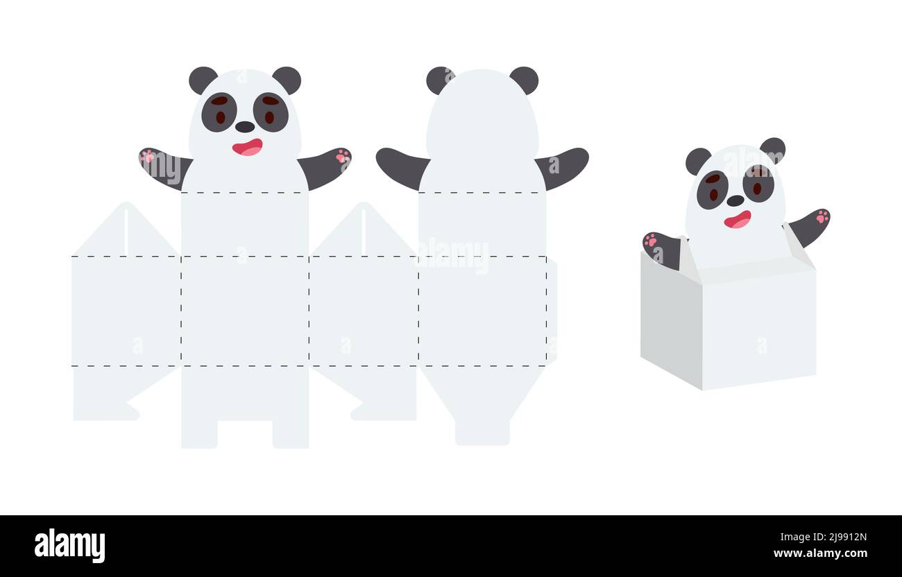 Printable panda Cut Out Stock Images & Pictures - Alamy