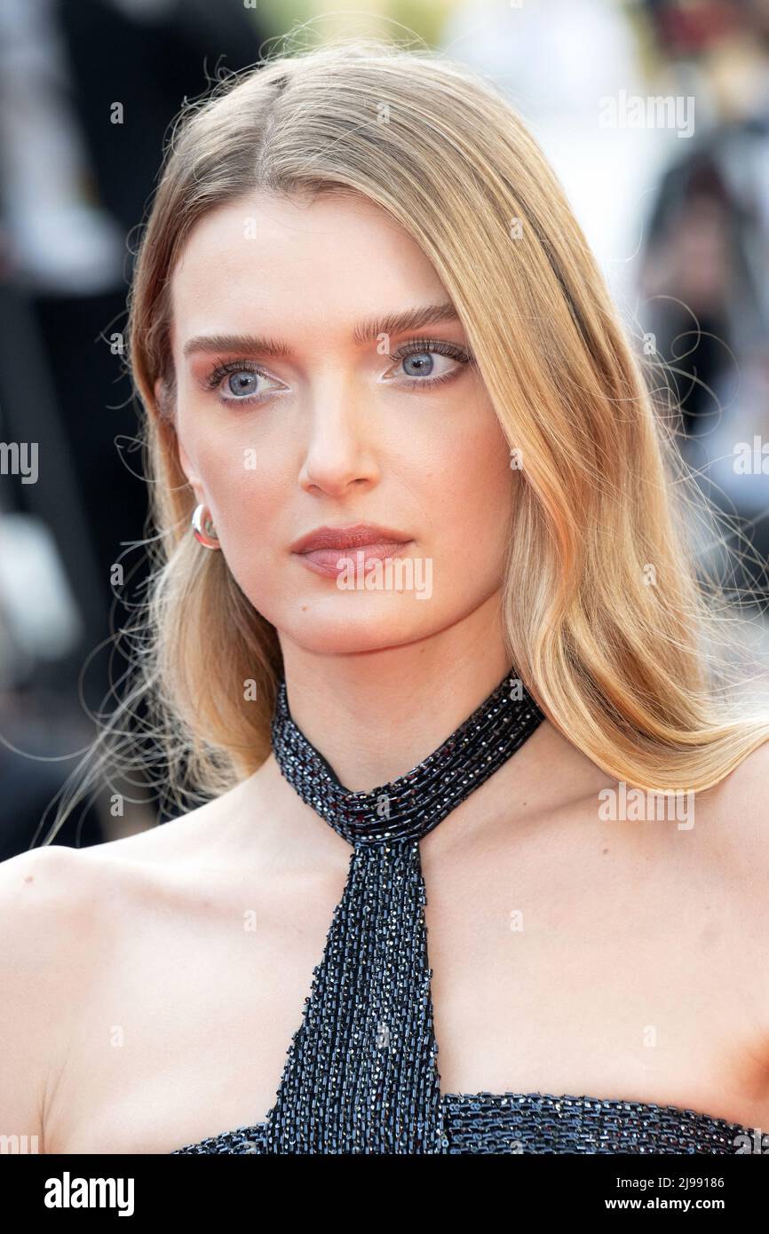 Lily Donaldson attends the screening of Triangle Of Sadness during the ...