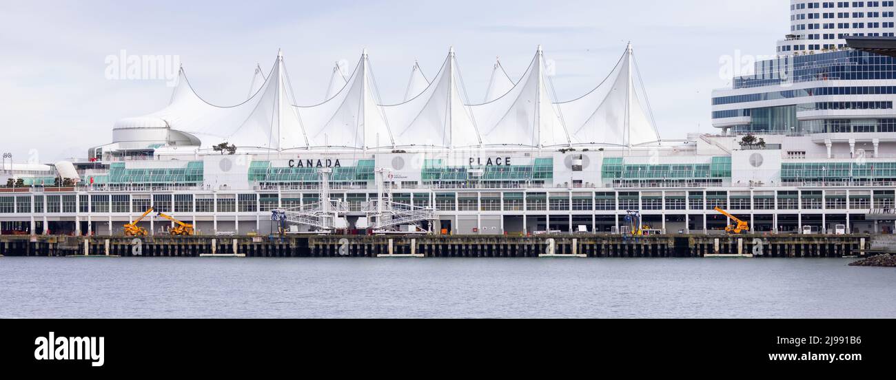 Canada Place in Coal Harbour. Modern Urban City Landmark Stock Photo ...