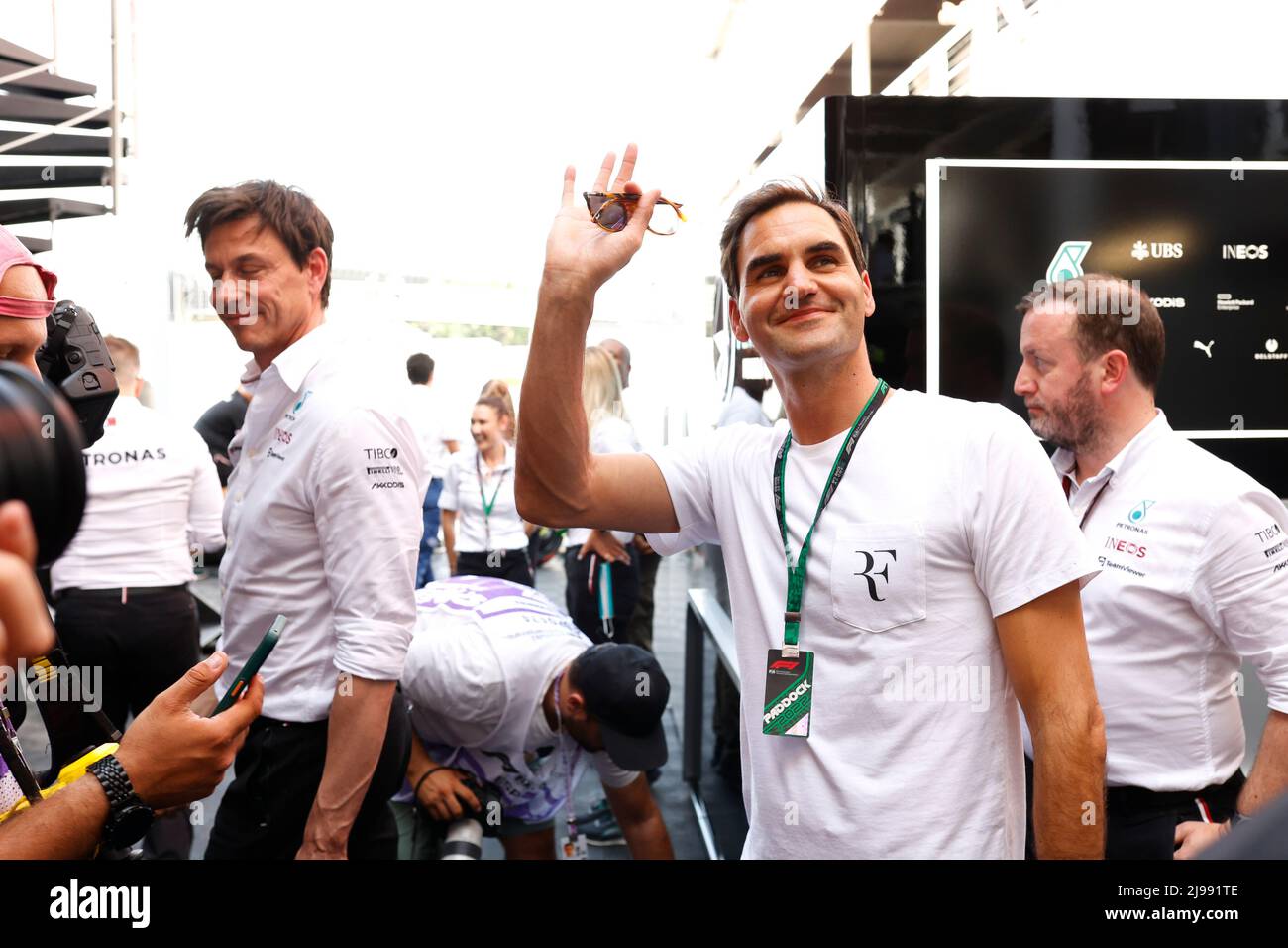 Barcelona, Spain. 21st May, 2022. Roger Federer (CHE), F1 Grand Prix of ...