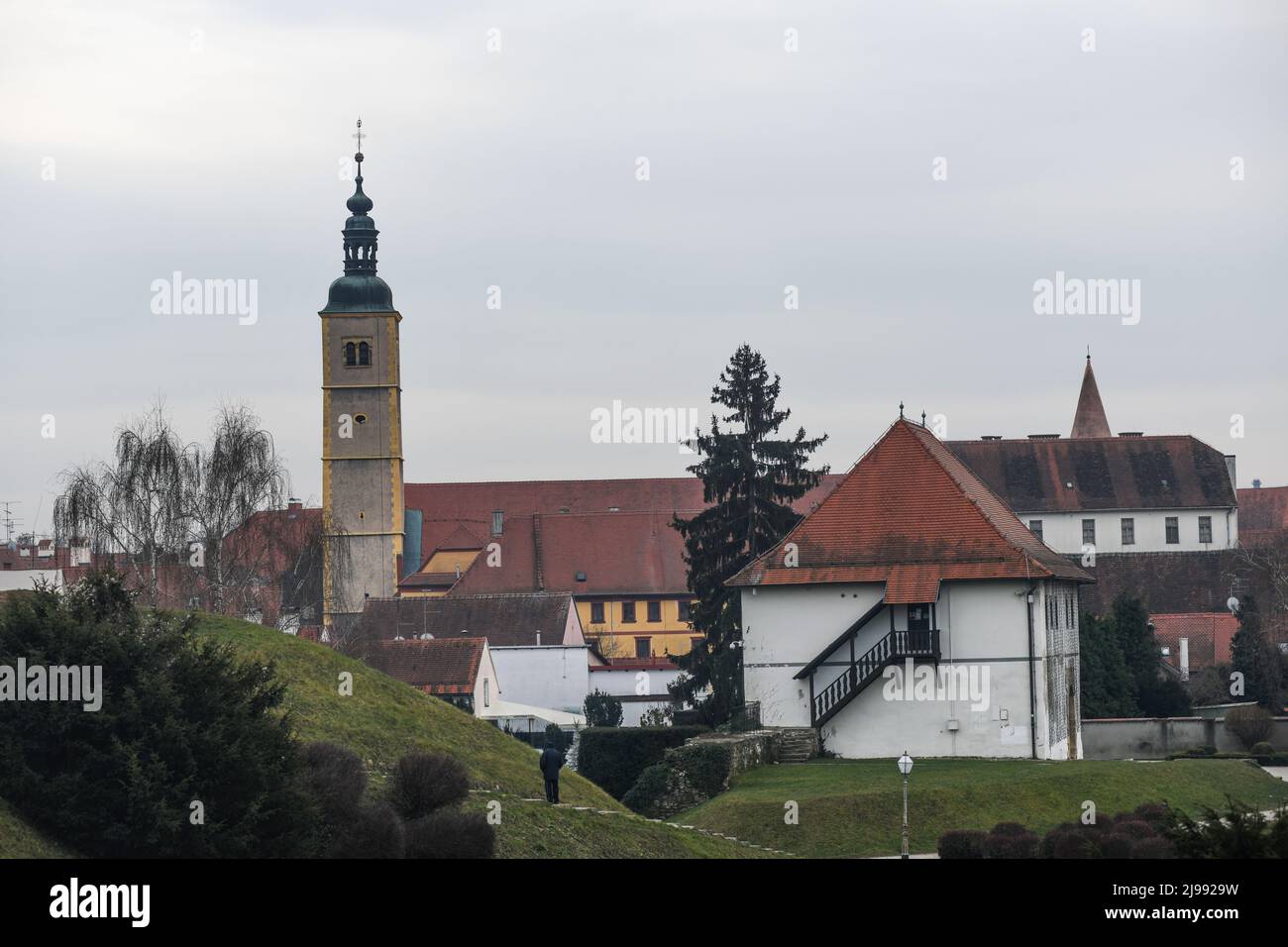Varazdin Old Town, Croatia Stock Photo - Alamy