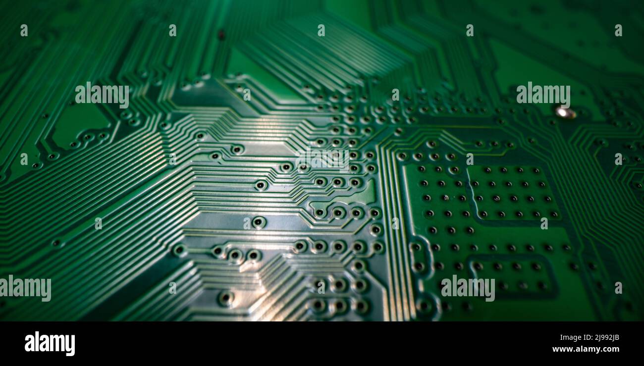 Technology background with circuit board. Electronic computer hardware ...
