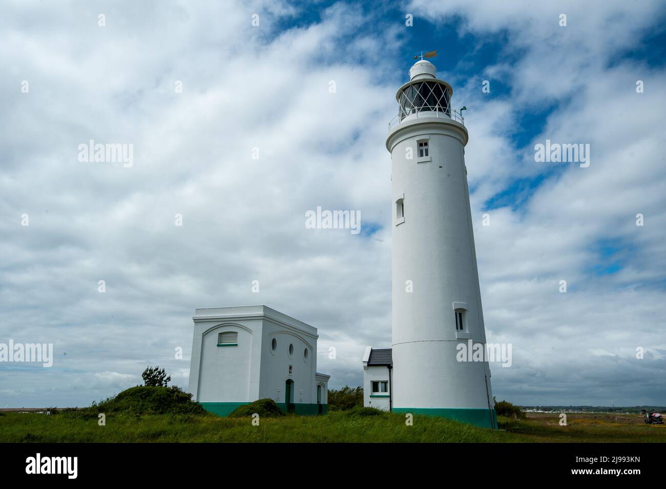 Hurst point lighthouse and hurst castle hi-res stock photography and ...