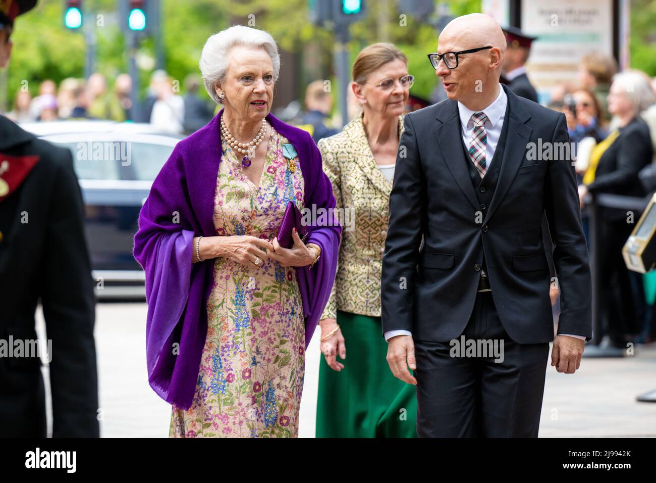 Princess Benedikte of Denmark attending a Ballet Gala honoring the ...