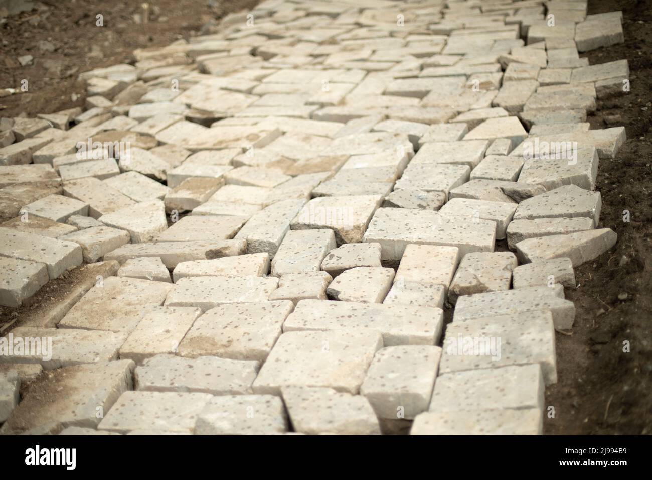 Rectangular cobble stones hi-res stock photography and images - Alamy