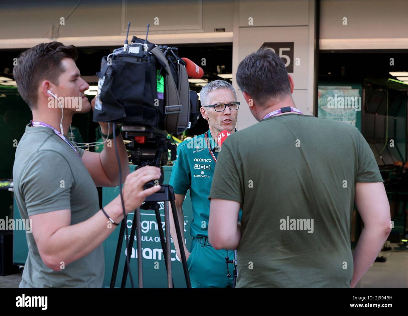 Barcelona, Spain. 20th May, 2022. Mike Krack (Aston Martin Cognizant ...