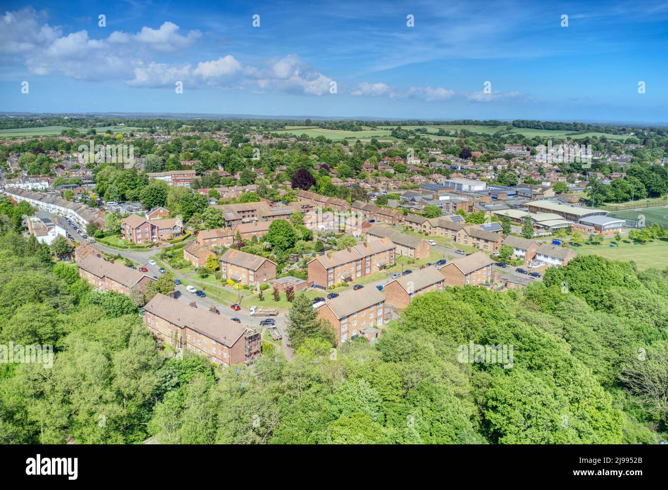 Hassocks Village and Parklands Road plus Downlands Community School in ...