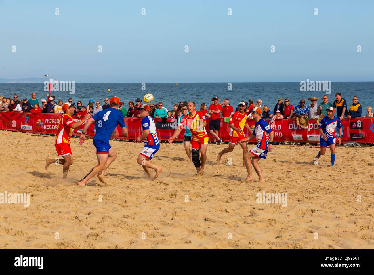 Sandbaggers marathon beach touch rugby team hi-res stock photography ...