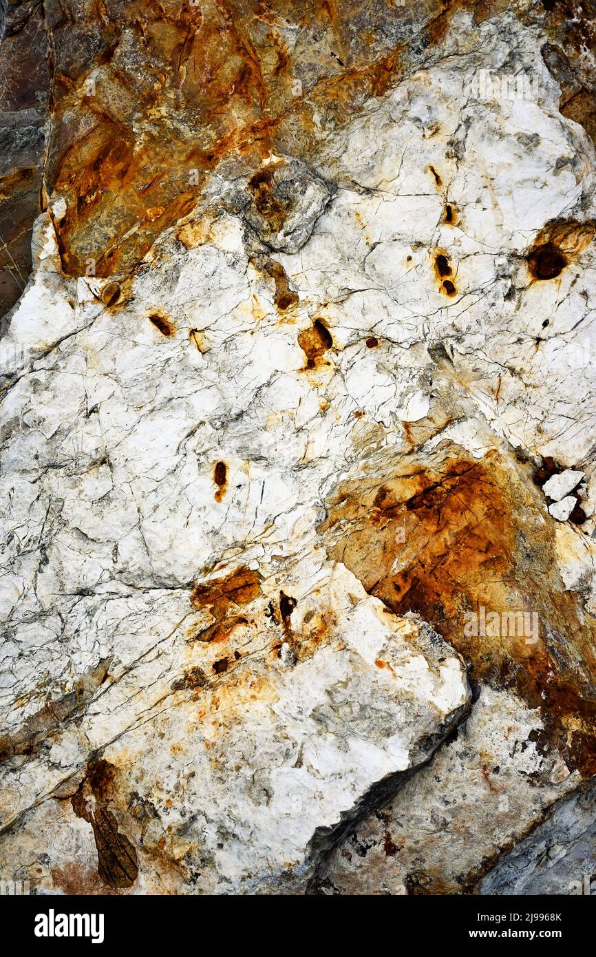 background abstract orange colored limestone rock Stock Photo - Alamy