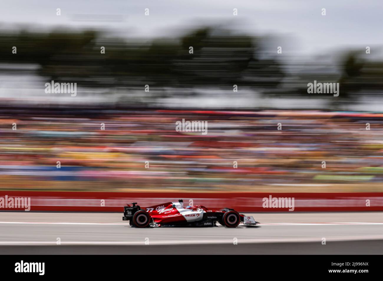 Barcelona, Spain. 21st May, 2022. #77 Valtteri Bottas (FIN, Alfa Romeo ...