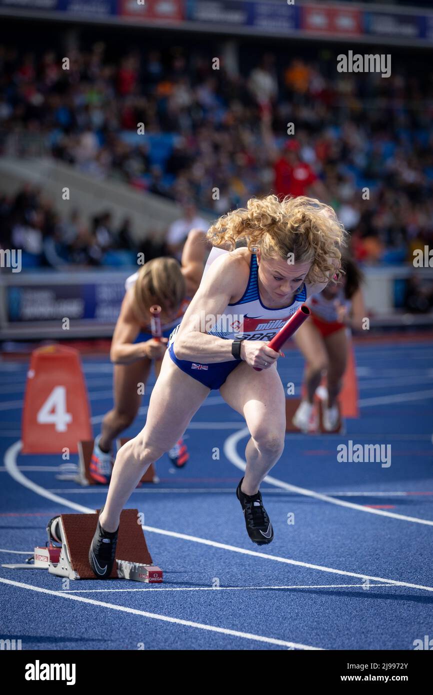 Birmingham, England. 21st May, 2022. Beth Dobbin (GBR) in the Women's ...
