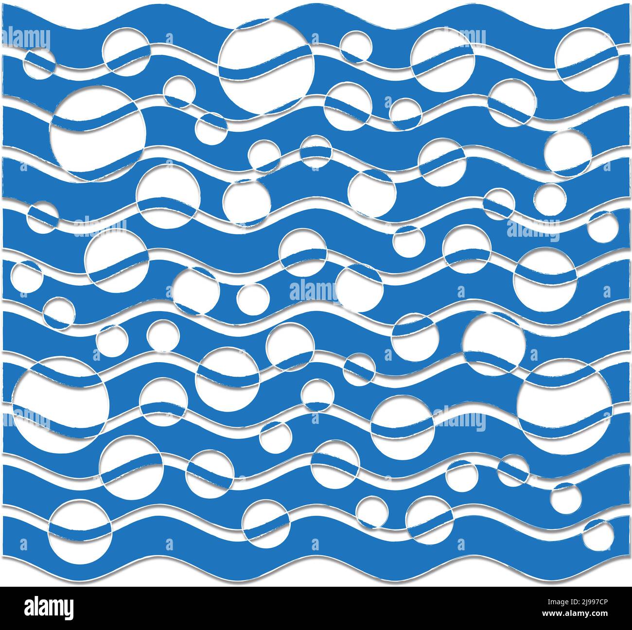 background or fabric abstract blue bubble pattern Stock Photo - Alamy