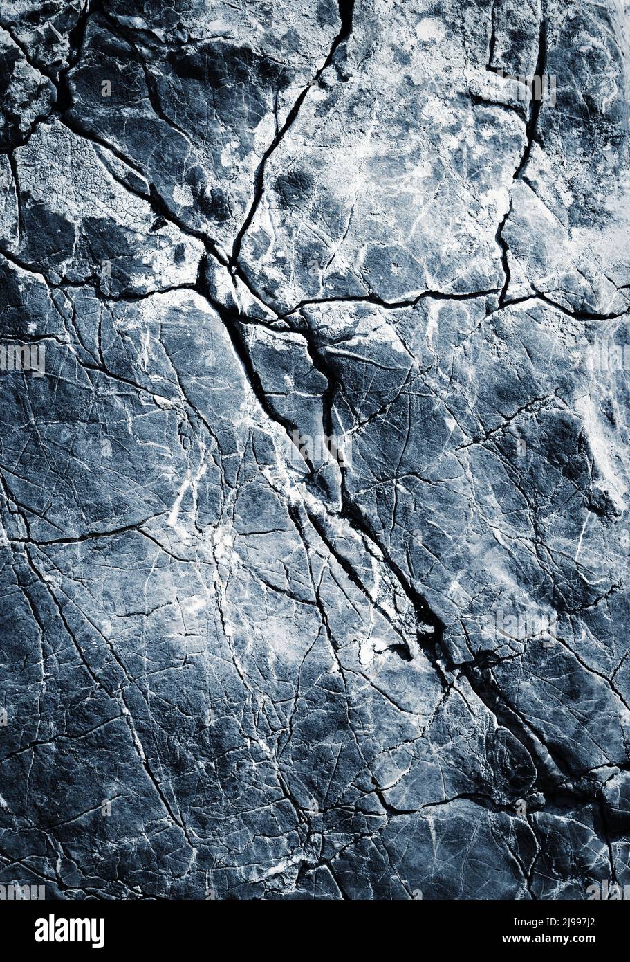 abstract background or texture blue oblique fissure limestone Stock ...
