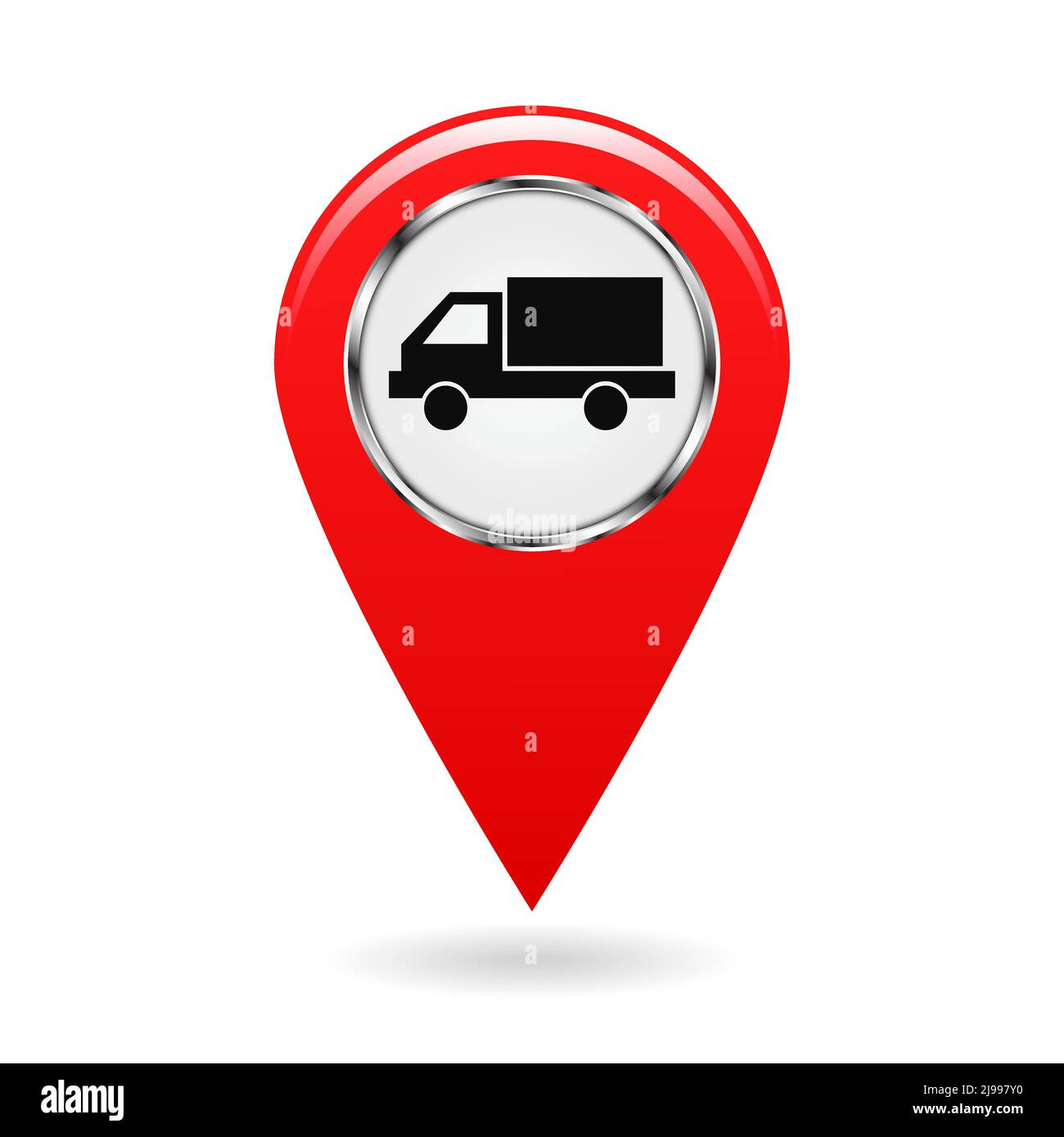 Map pointer. Pointer vehicle location, road transport and highways ...