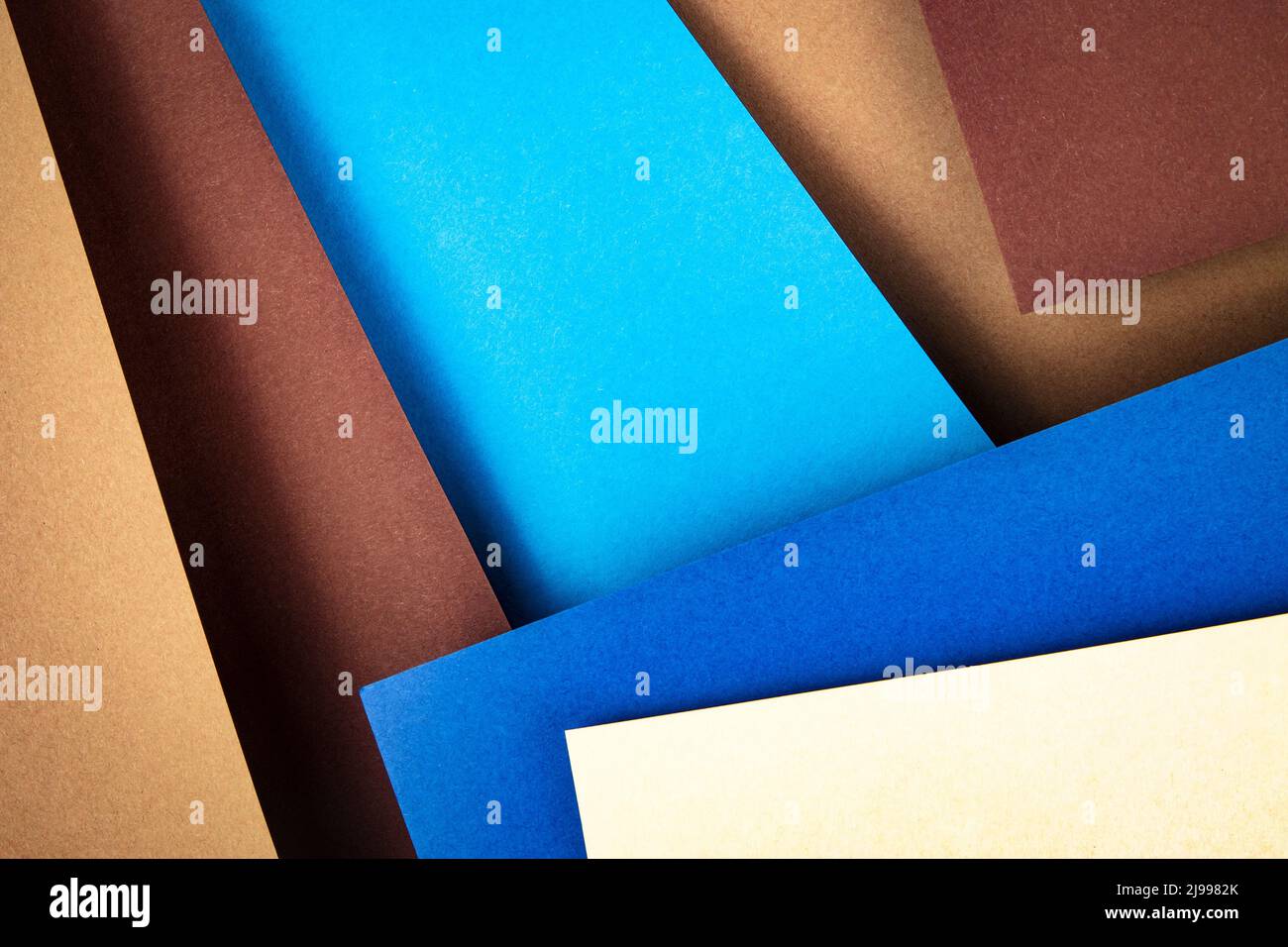 abstract composition inclined surfaces colored paper Stock Photo - Alamy