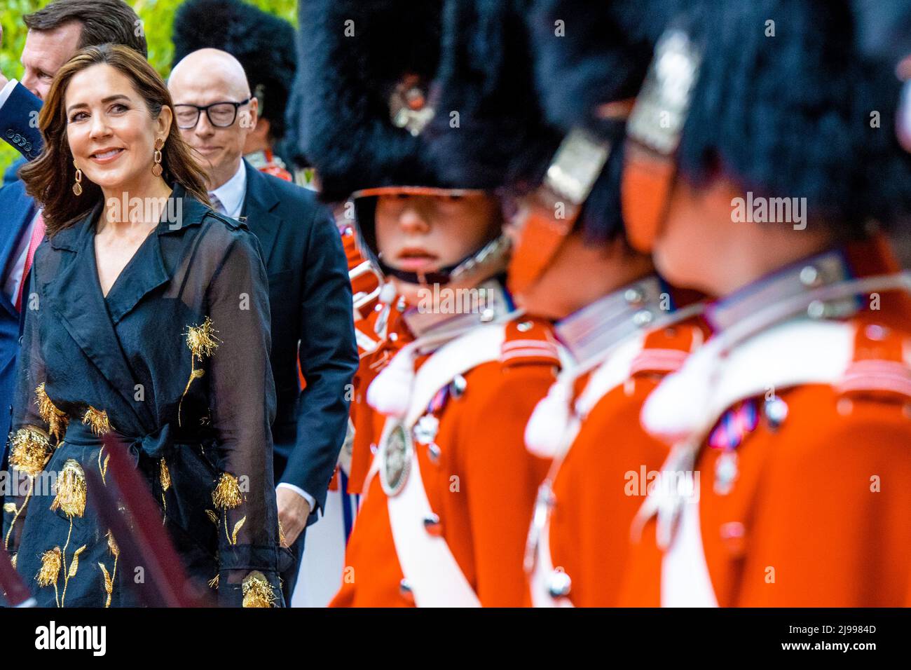 Crown Princess Mary Of Denmark Attending A Ballet Gala Honoring The