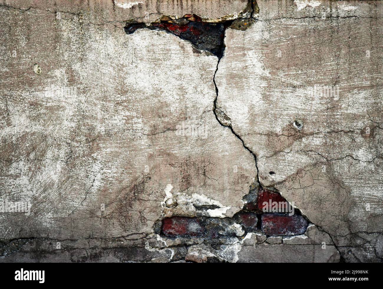 abstract background or texture Dark gray wall with a crack Stock Photo ...
