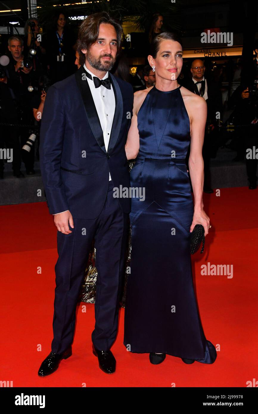 Dimitri Rassam , Charlotte Casiraghi 75th Cannes Film Festival Red ...