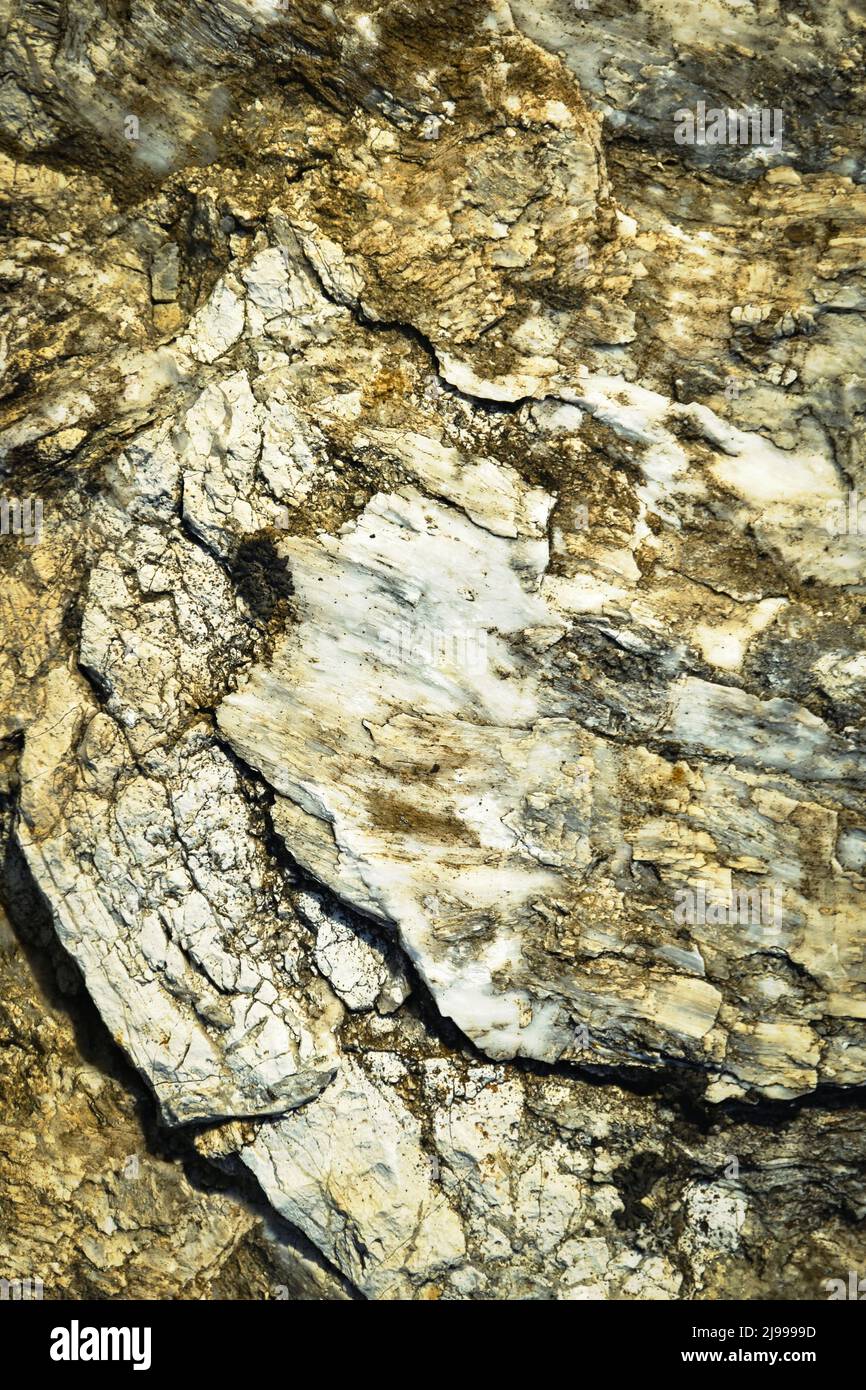 nature background detail limestone and quartz conglomerates Stock Photo ...