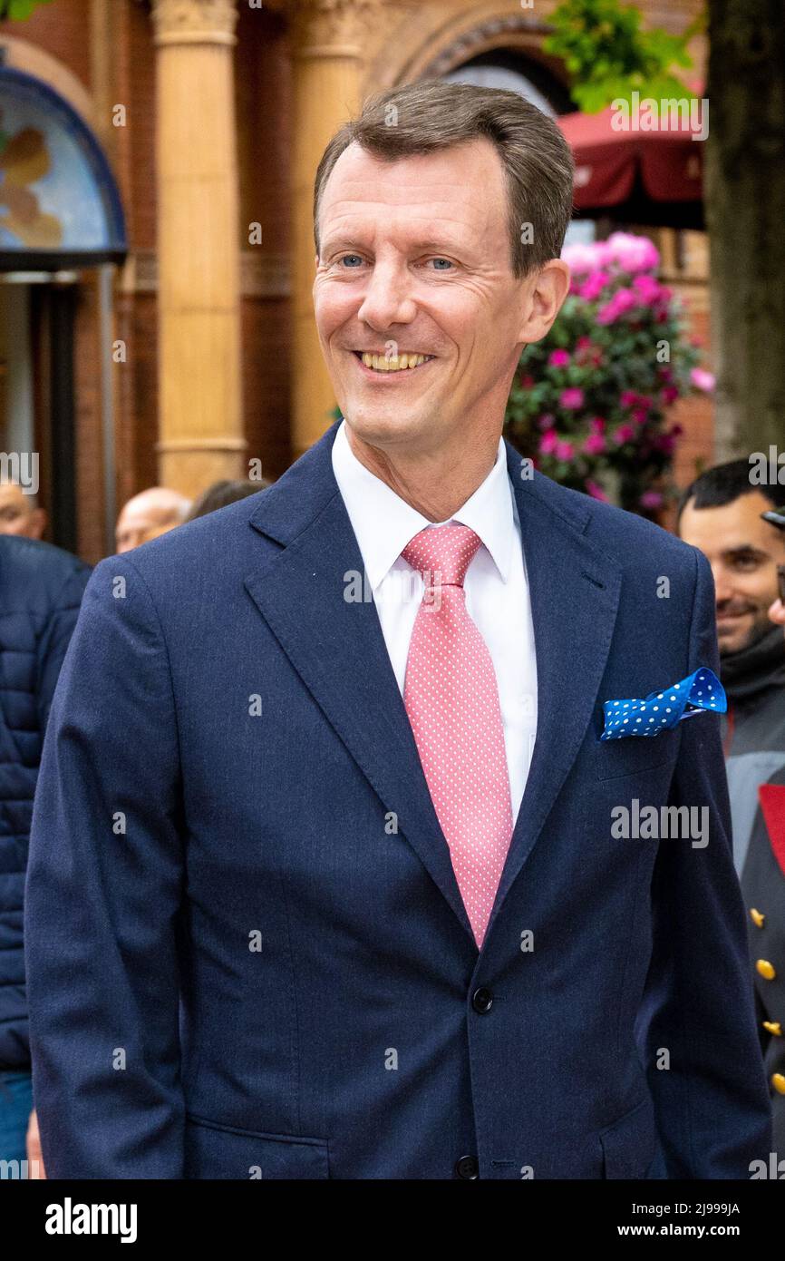 Prince Joachim of Denmark attending a Ballet Gala honoring the Queens ...