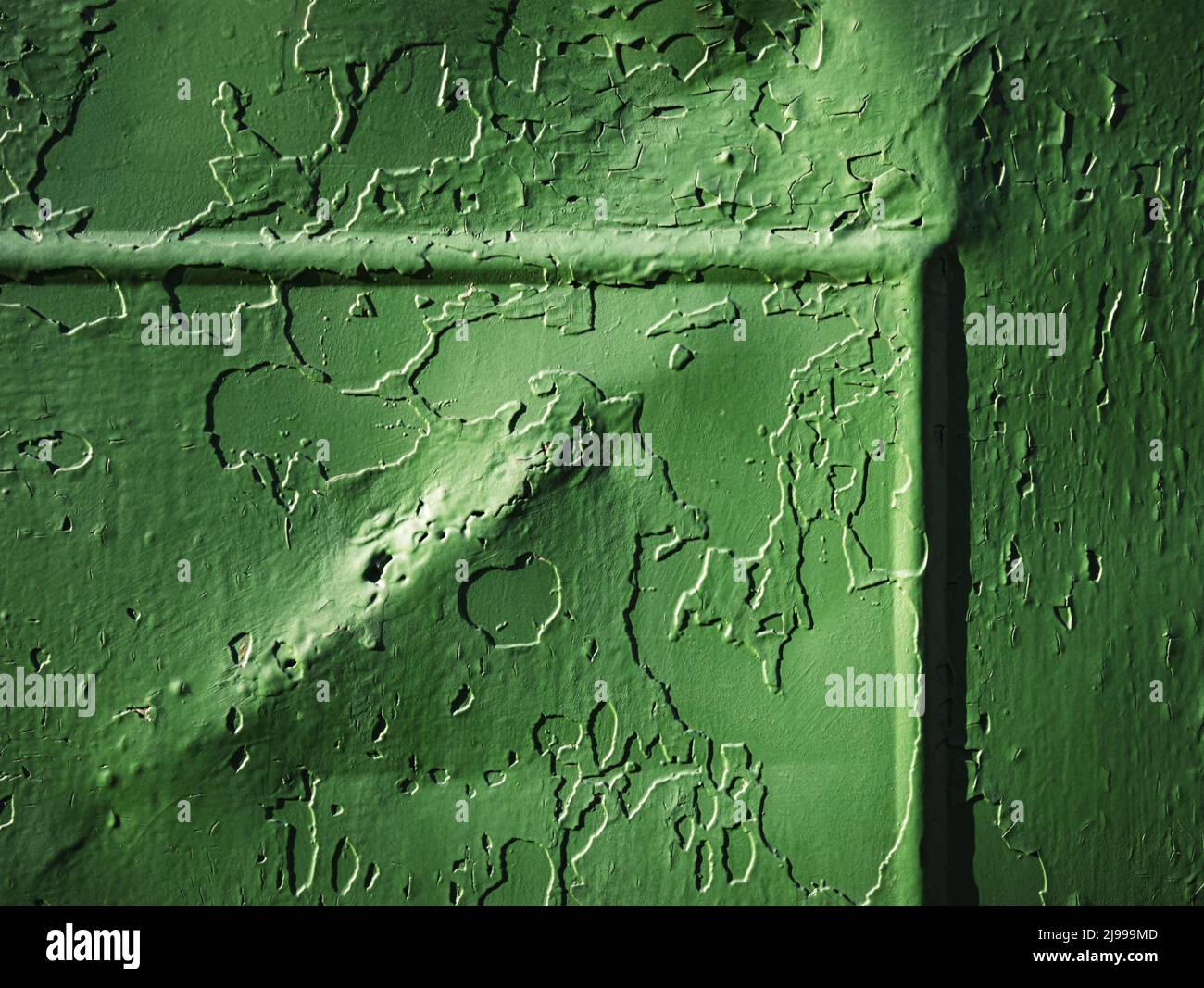 abstract background or texture the old green sheet metal coating Stock ...