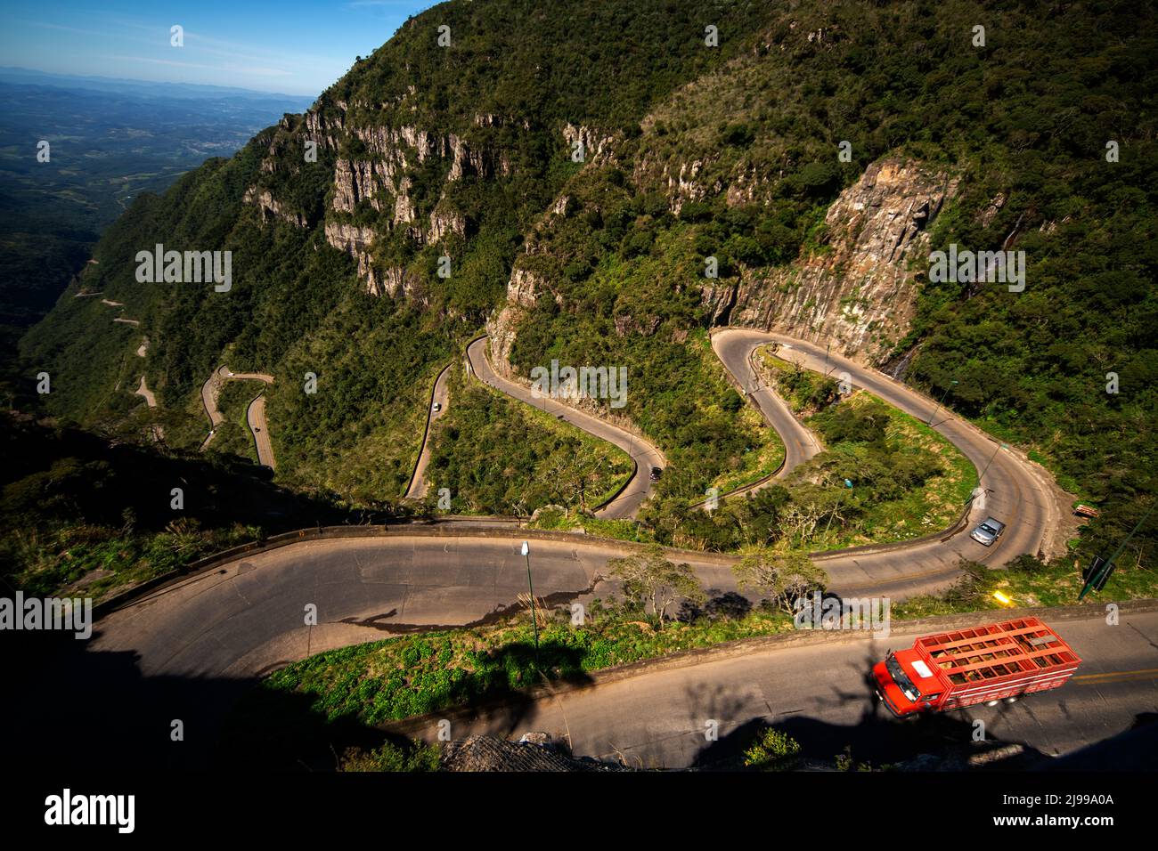 Serra do Rio do Rastro road is a popular tourist attraction in Santa ...