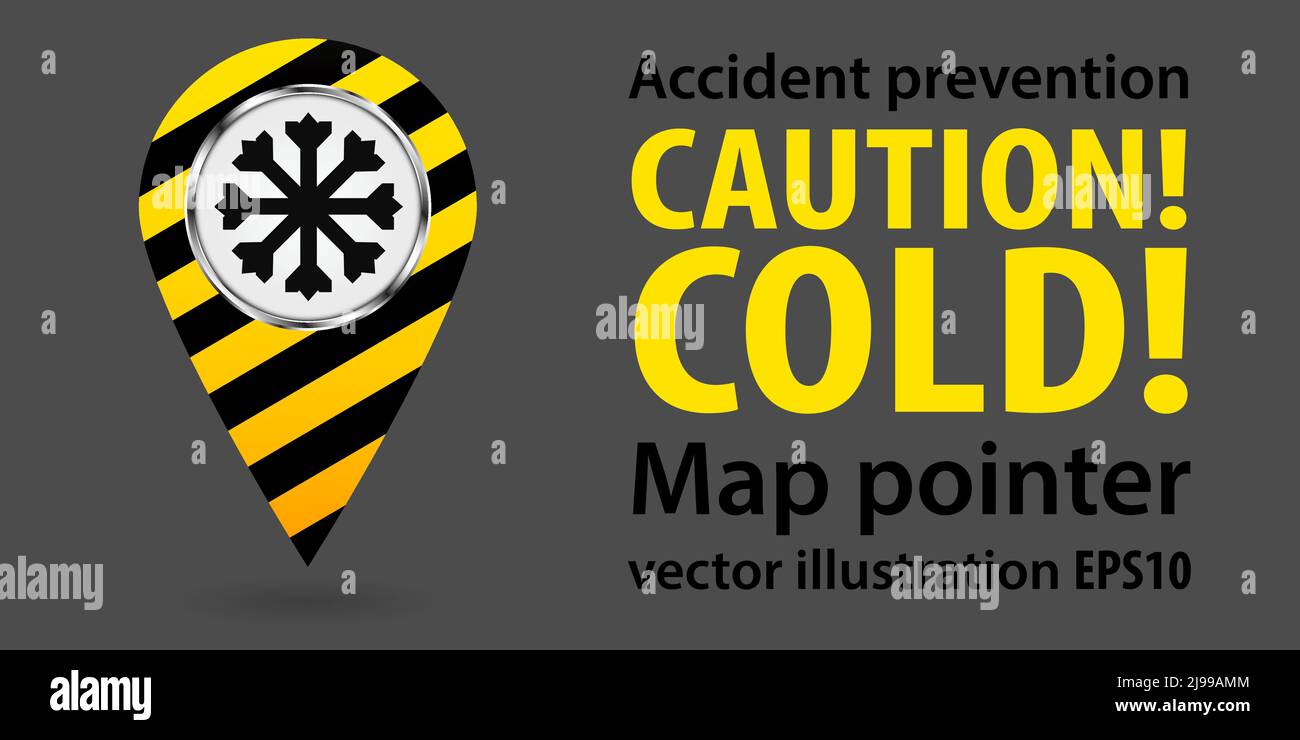 Map pointer. Safety information. Industrial design Vector illustration ...
