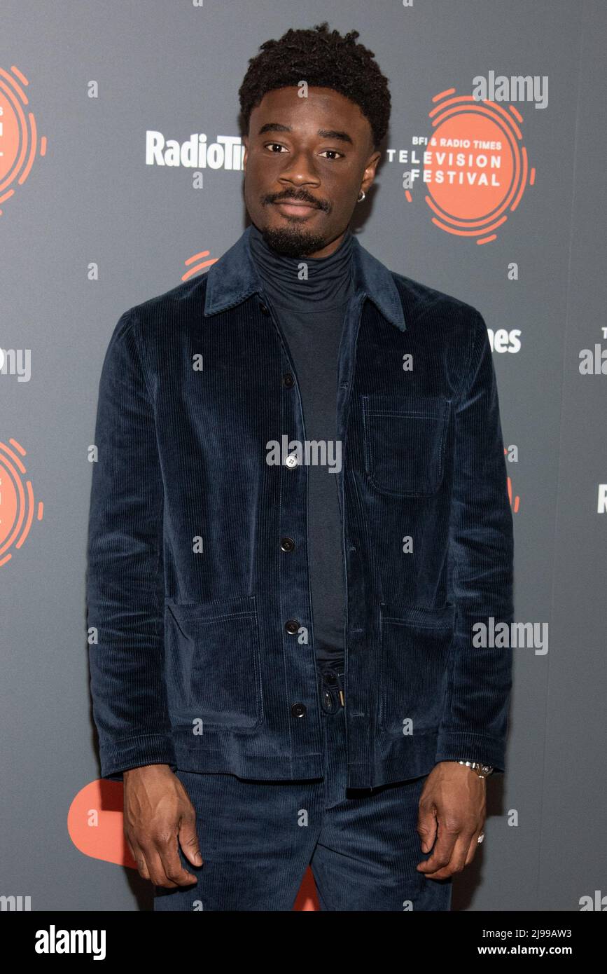Charles Babalola attends the "The Outlaws" TV Preview Photocall at BFI ...