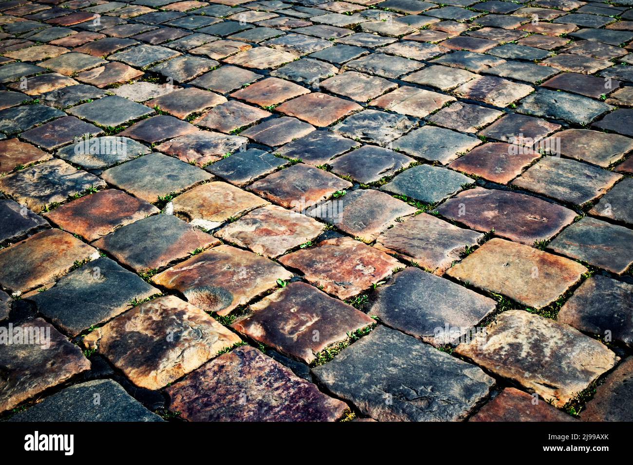Old stone pavement hi-res stock photography and images - Alamy