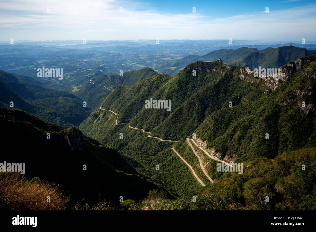 Serra do Rio do Rastro road is a popular tourist attraction in Santa ...