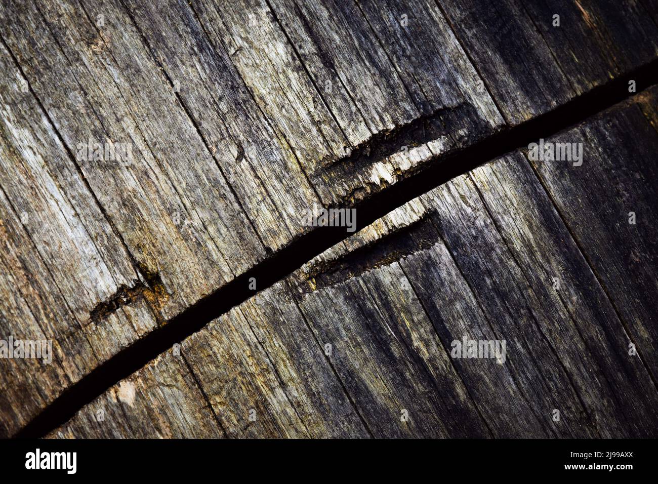abstract background or texture detail of cut notch in wood Stock Photo ...