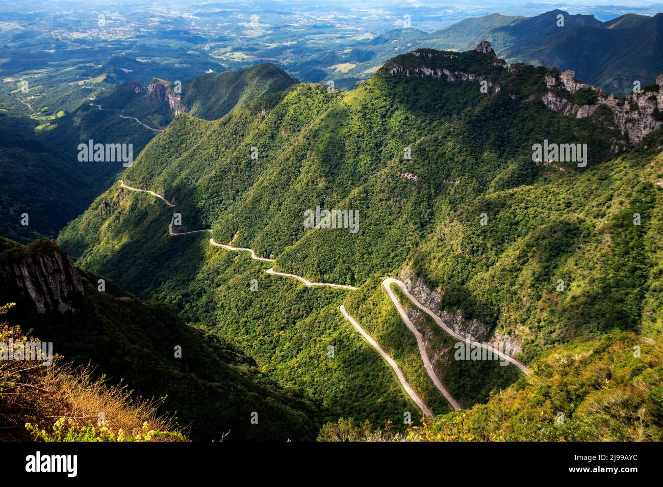 Serra do Rio do Rastro road is a popular tourist attraction in Santa ...