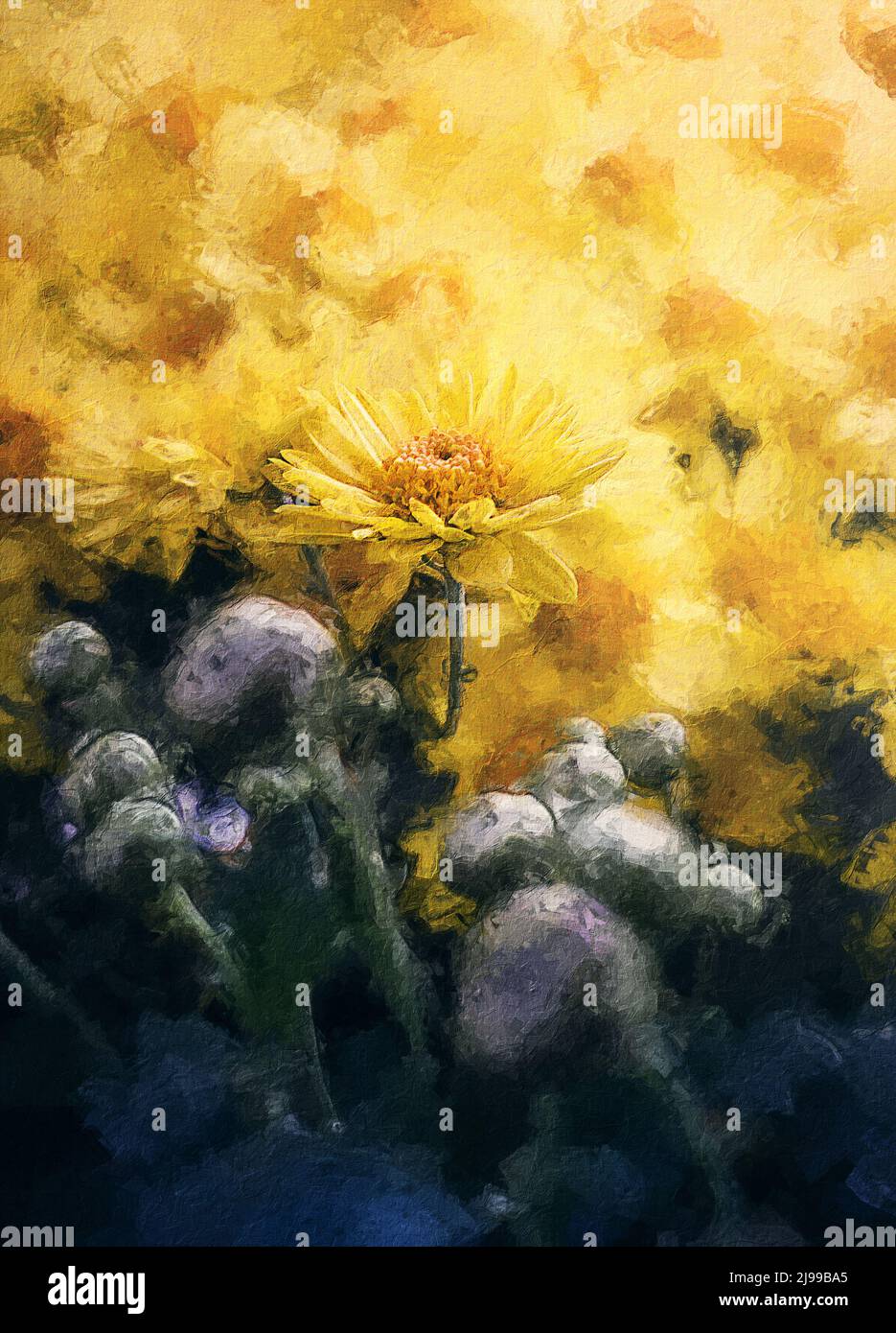 Yellow Flower Paintings