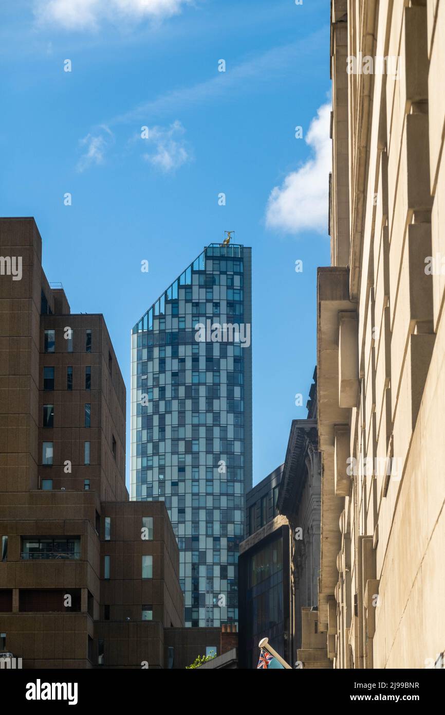 West Tower in the center of Liverpool Stock Photo - Alamy