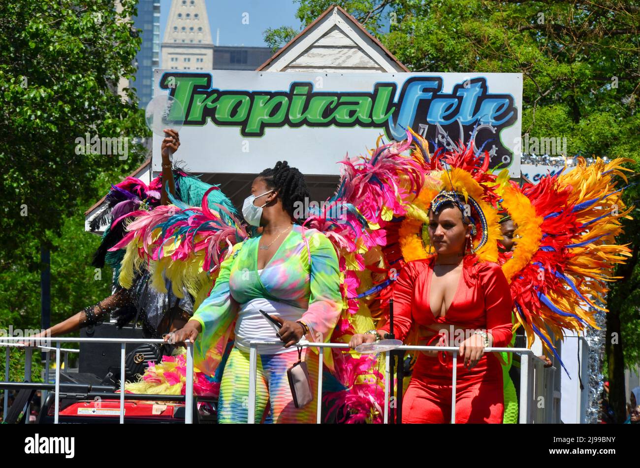 Tropical Fete dance group participated in the annual Dance Parade along ...