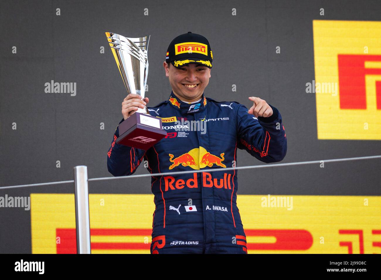 IWASA Ayumu (jpn), DAMS, Dallara F2, podium during the 4th round of the ...