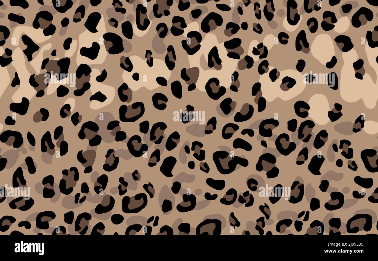 Abstract modern leopard seamless pattern. Animals trendy background ...
