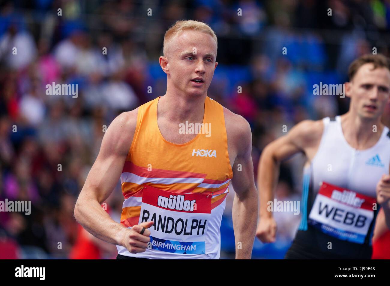 Thomas Randolph of Great Britain running in the men’s 800m during the ...