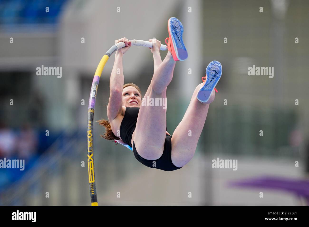 Birmingham, UK. 21st May, 2022. Emily Grove of USA for the women's pole ...