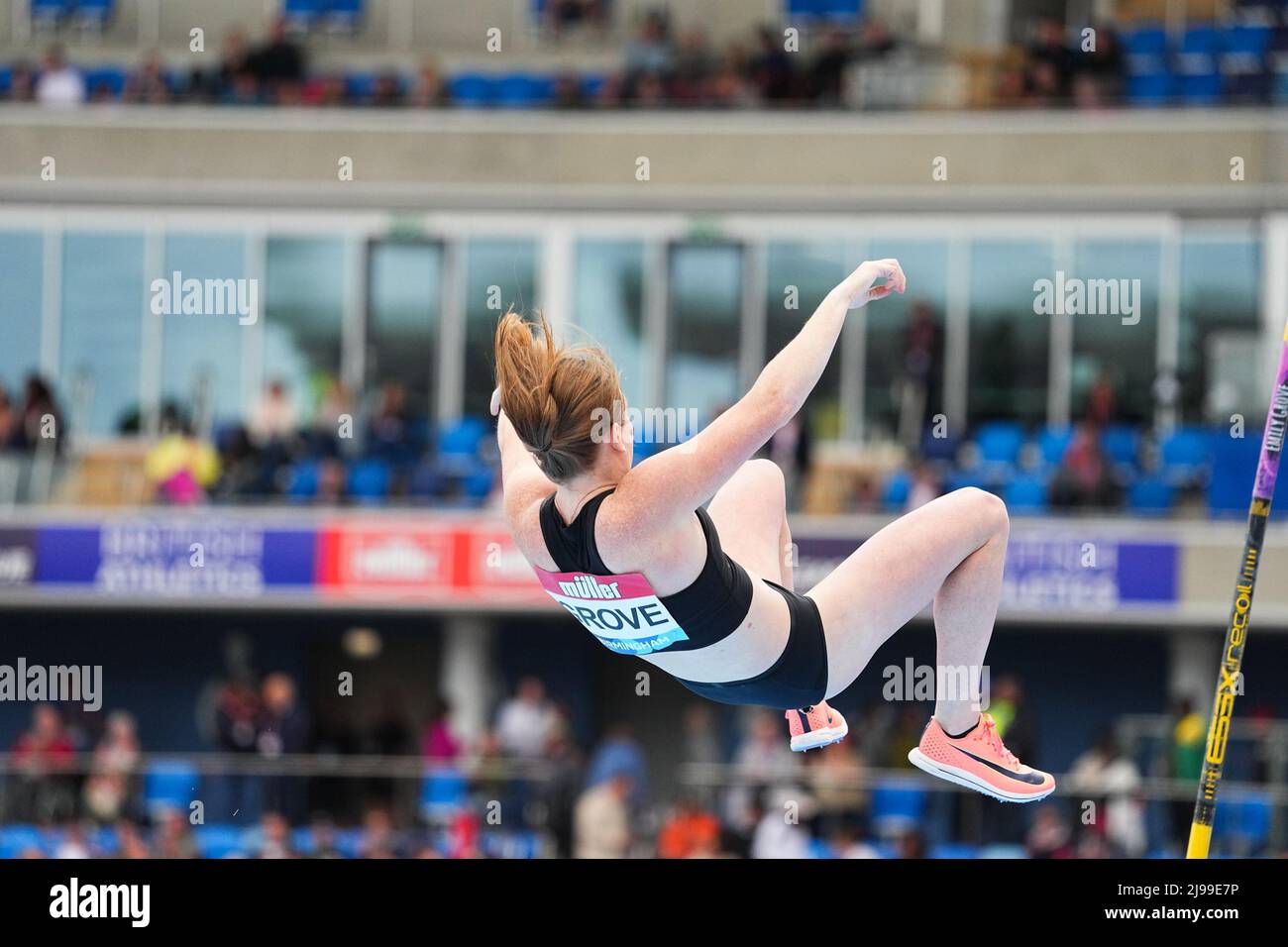 Birmingham, UK. 21st May, 2022. Emily Grove of USA for the women's pole ...