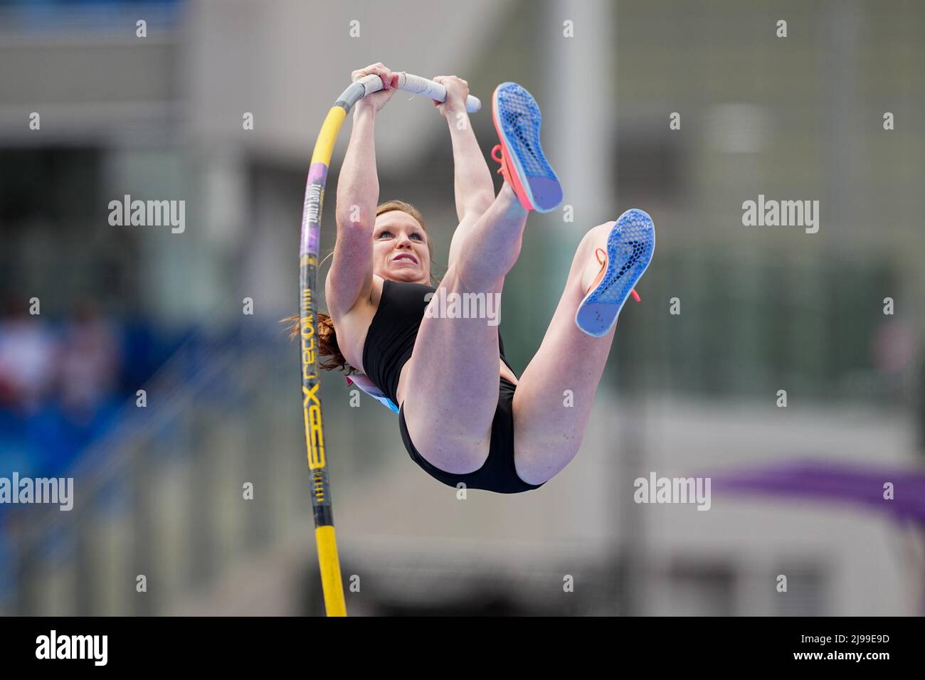 Birmingham, UK. 21st May, 2022. Emily Grove of USA for the women's pole ...