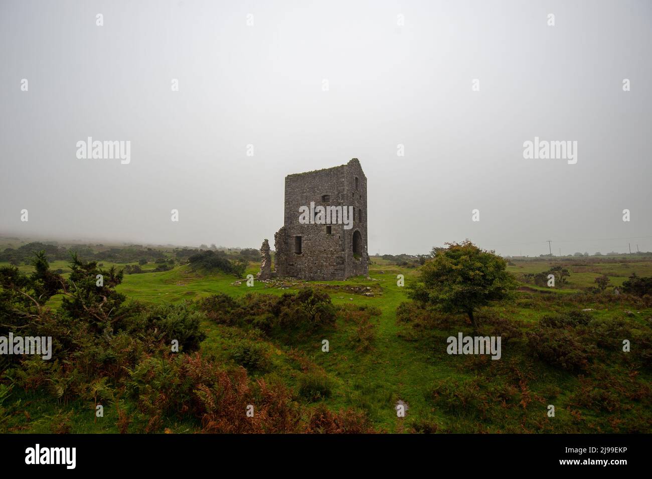 The Bellingham Shaft Pumping House of Wheal Jenkin Mine, Minions ...