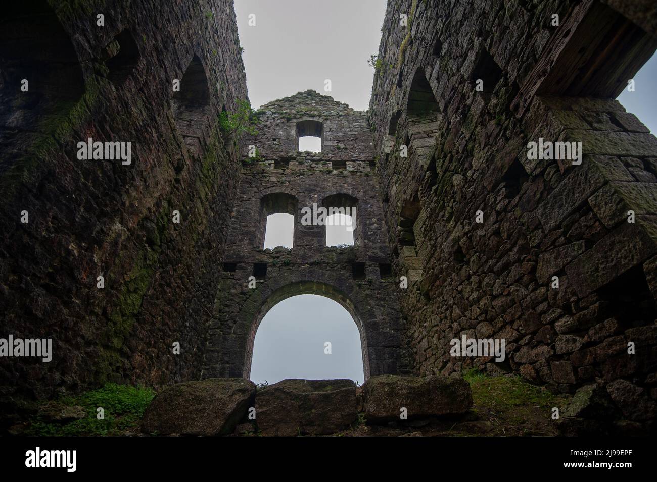 The Bellingham Shaft Pumping House of Wheal Jenkin Mine, Minions ...