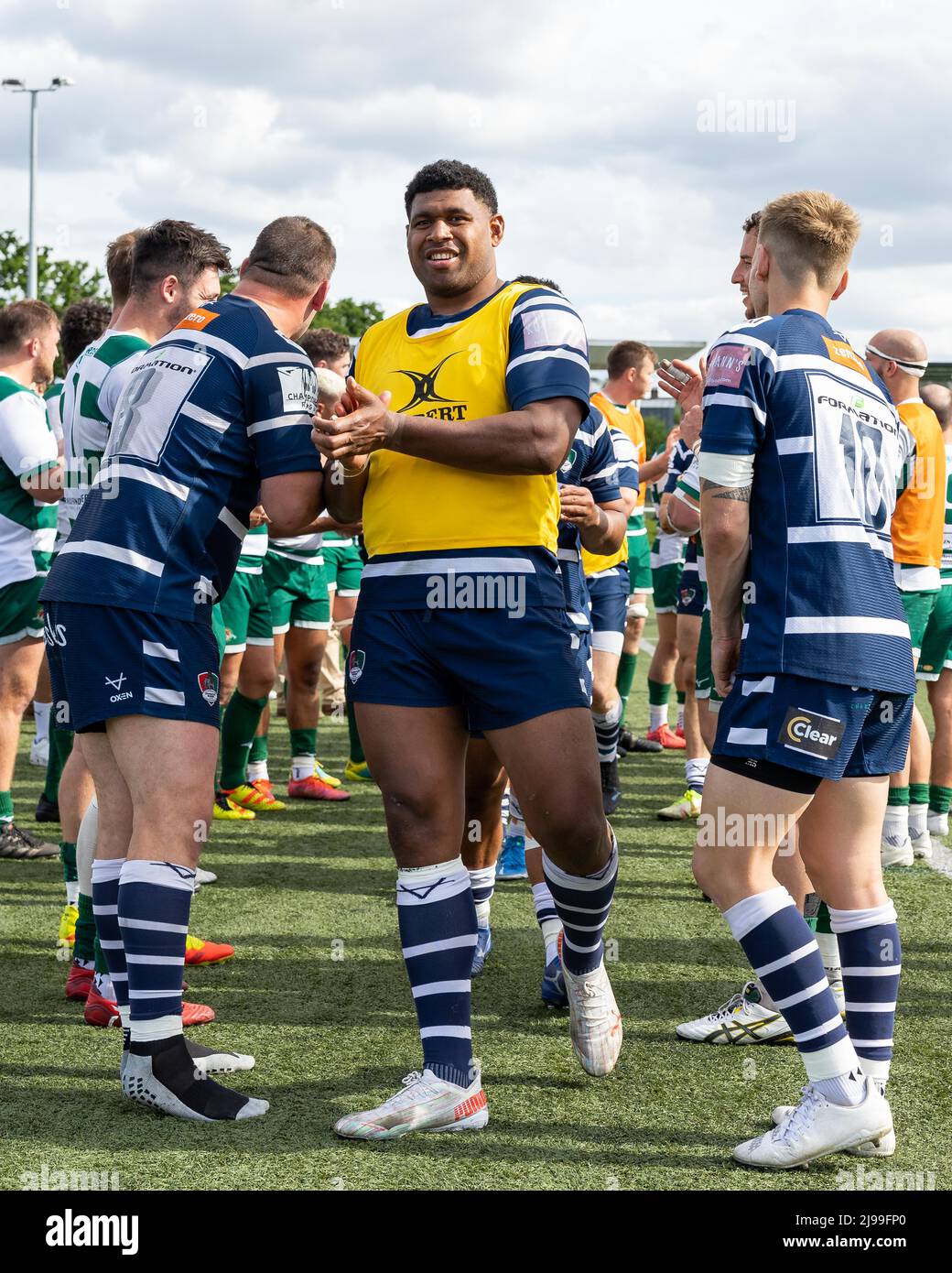 Senitiki Nayalo of Coventry Rugby after the Championship Cup Final ...