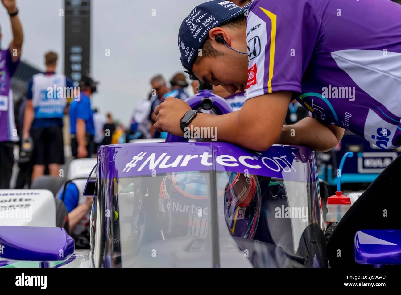 Indianapolis, Indiana, USA. 21st May, 2022. TAKUMA SATO (51) of Tokyo ...