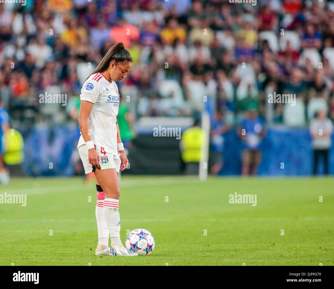 Selma Bacha of Olympique Lyonnais during the UEFA Women's Champions ...