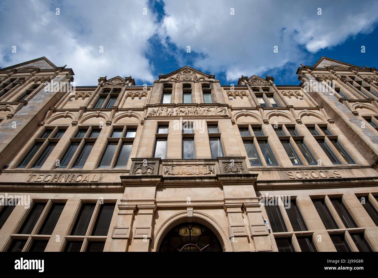 Truro Technical Schools Stock Photo - Alamy