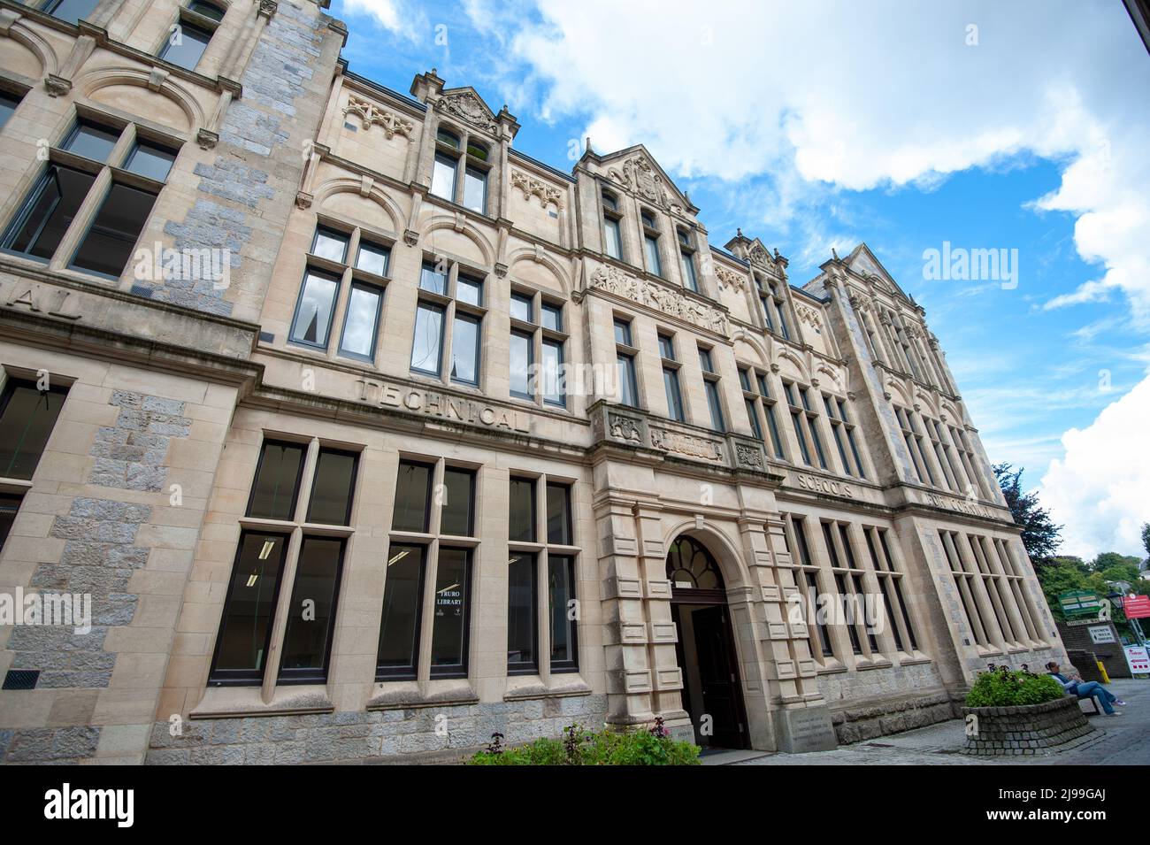 Truro Technical Schools Stock Photo - Alamy