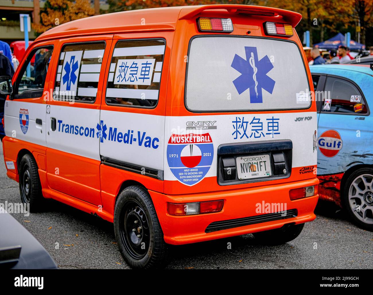 ATLANTA, GEORGIA - December 5, 2021: Caffeine and Octane is a ...